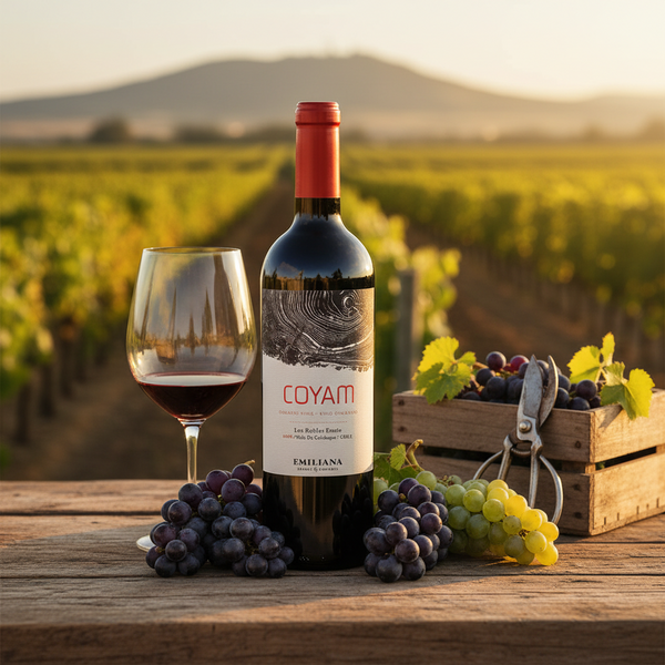 Emiliana Coyam Super Premium - Vino Tinto Orgánico Colchagua | Blend 8 ...